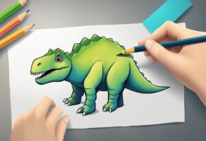 How to Draw a Dinosaur: Step by Step